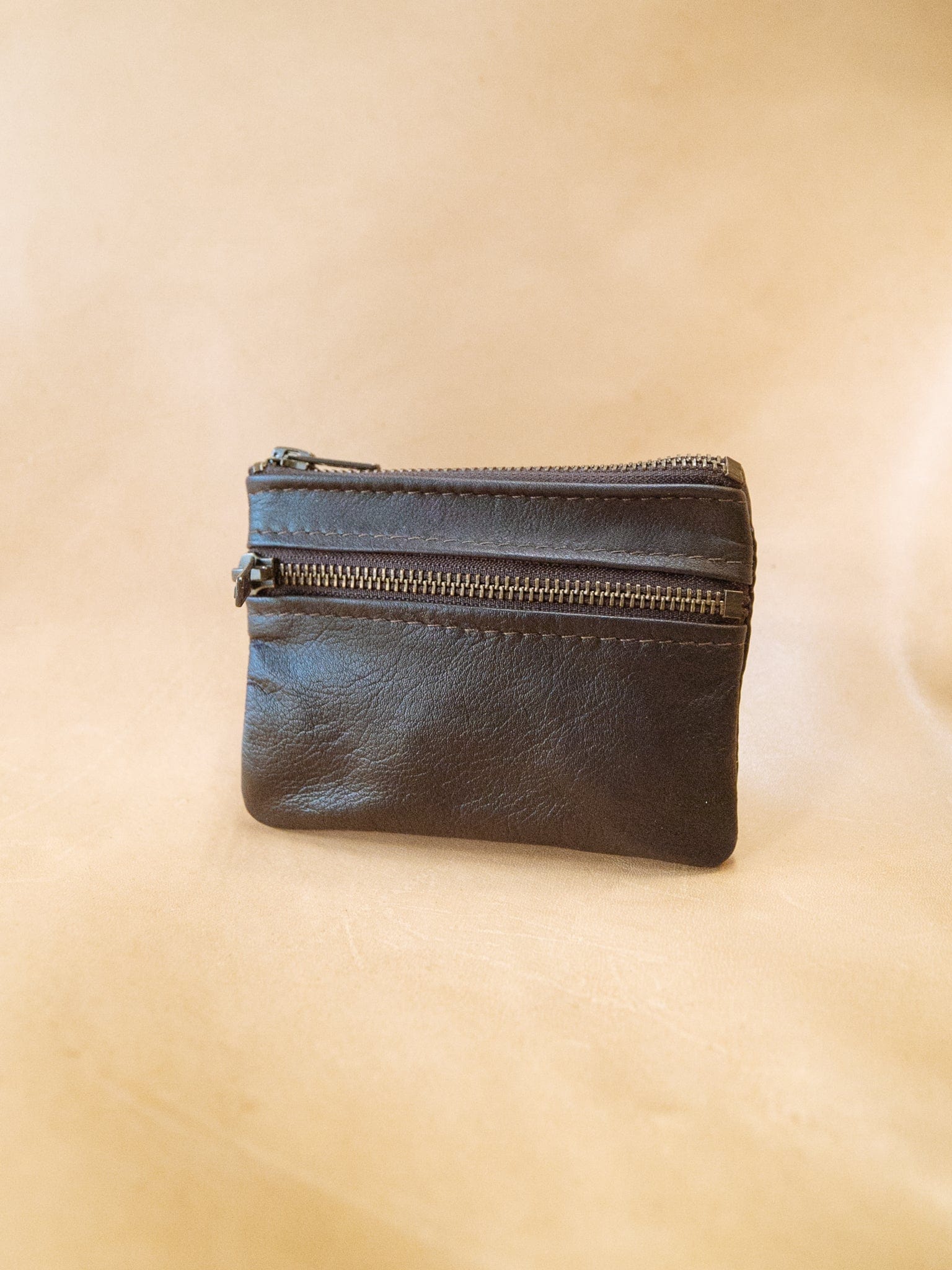 Paula Zip Leather Pouch Purse- Made in Australia Kangaroo leather – The ...