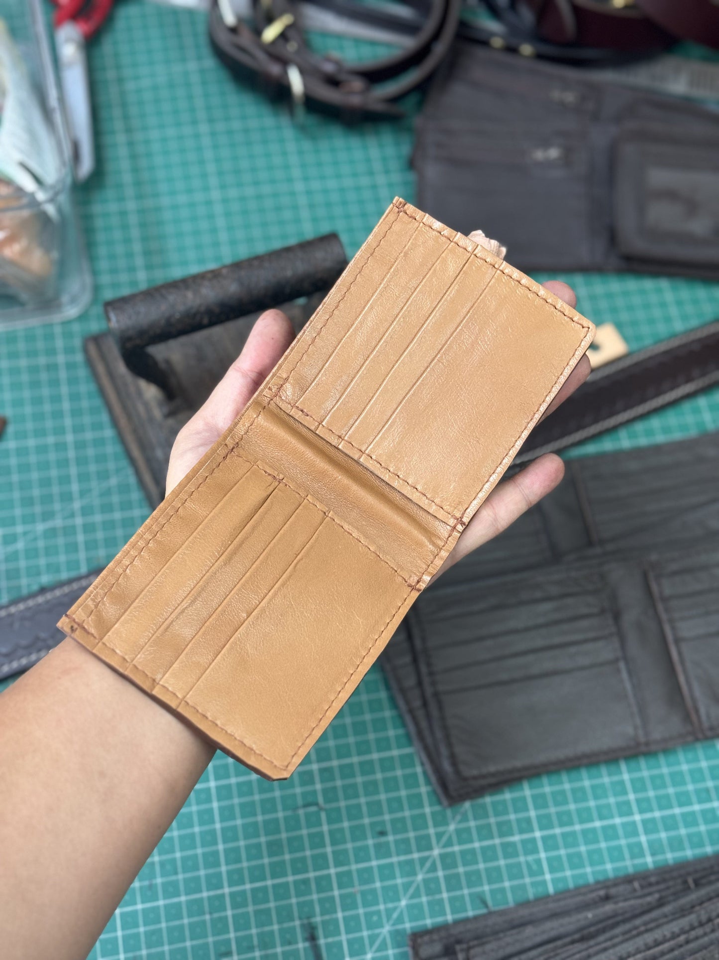 Bifold Kangaroo Leather Wallet- Made In Australia – The Real McCaul ...