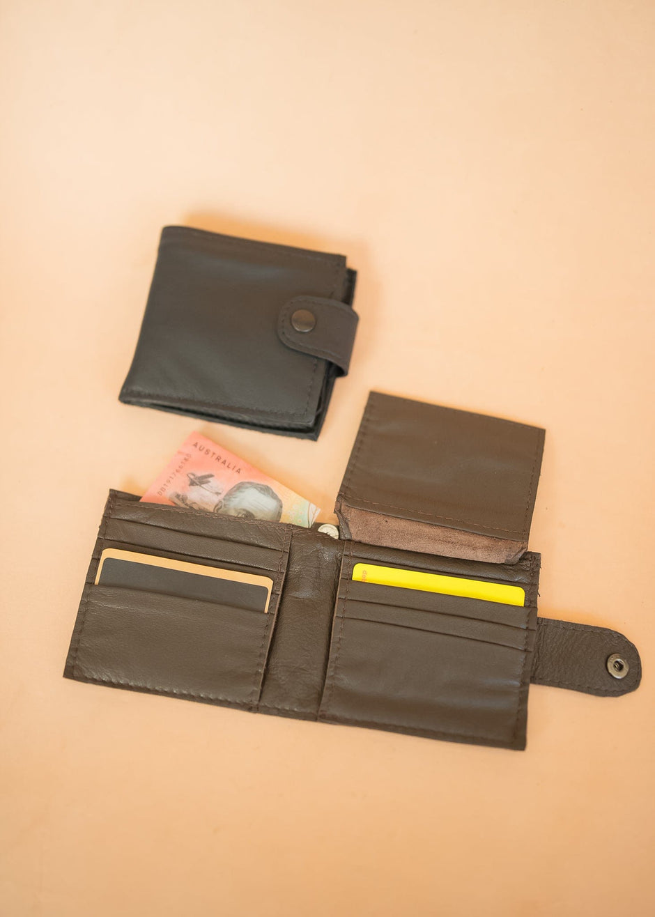 Leather Wallets Made In Australia- Kangaroo & Cowhide Real Leather ...