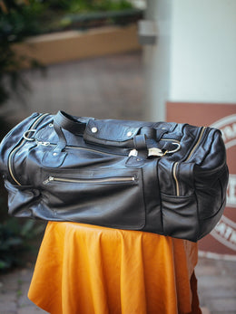 Leather Overnight Travel Bag Duffle Made In Australia Handcrafted – The ...